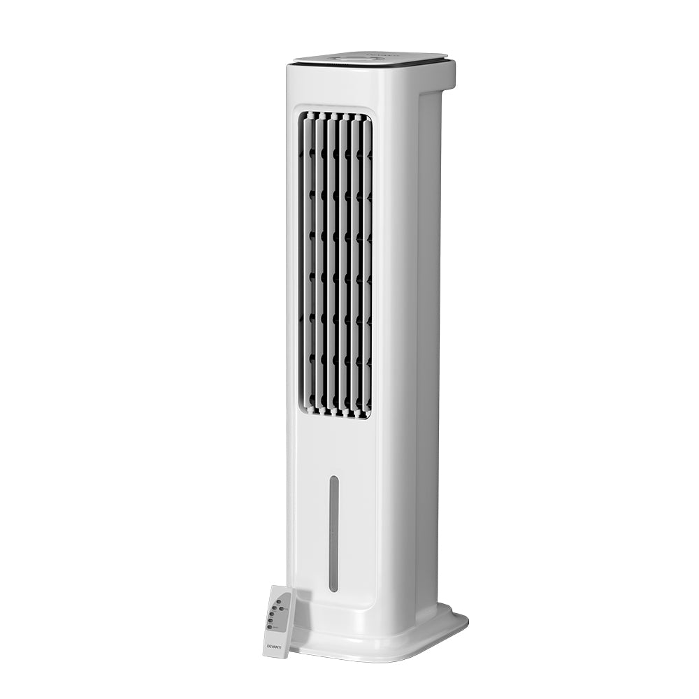 Devanti Tower Evaporative Air Cooler Conditioner Portable Cool Fan Humidifier 6L - YDS.com.au